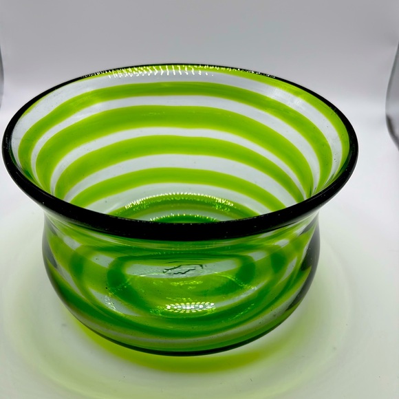 BLENKO | Art | Vintage Blenko Art Glass Bowl Planter Flower Pot Hand ...